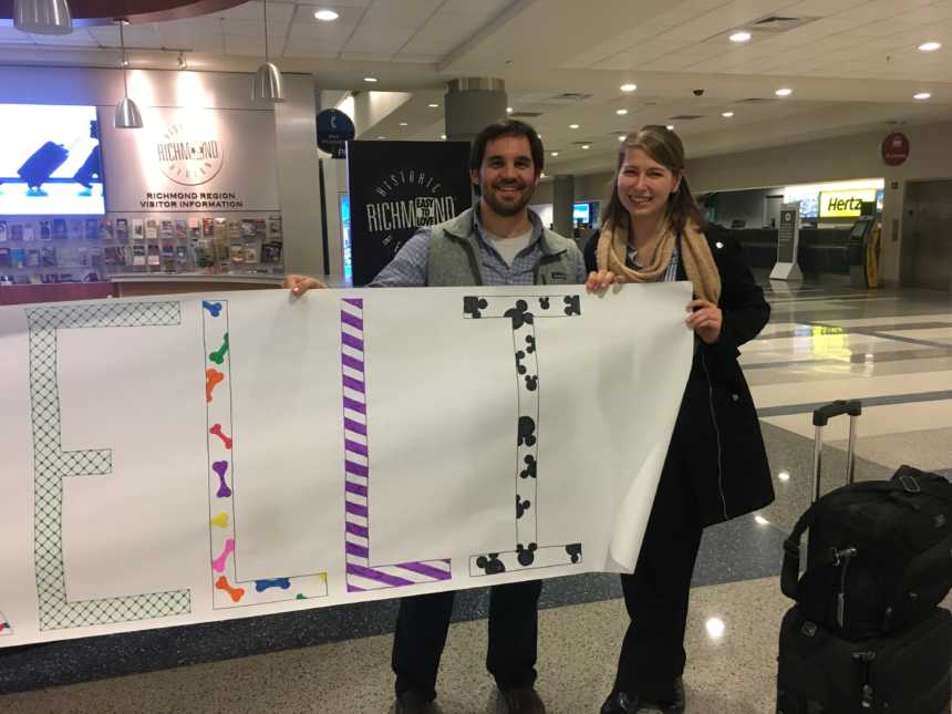 Man Greets Girlfriend Every Single Friday With Personalized ‘Welcome ...