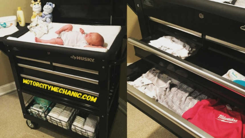 Dear Parents: Feast Your Eyes On The Ultimate Diaper Changing Station ...