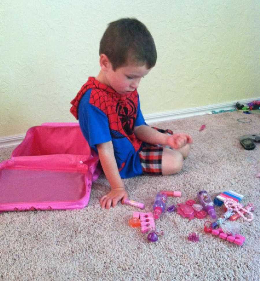 ‘The kid never leaves home without his purse. He spends his money on ...