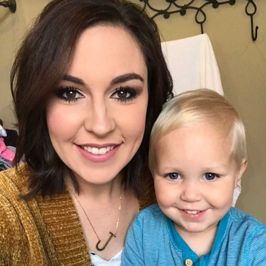 ‘I jumped in as fast as lightning, pulling Levi up out of the water ...