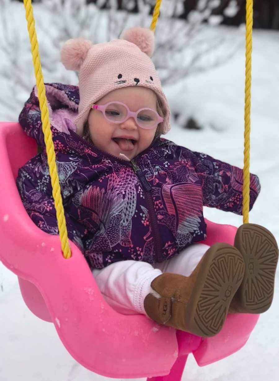 ‘Is she breathing right now?’ She was limp, almost lifeless. I watched ...