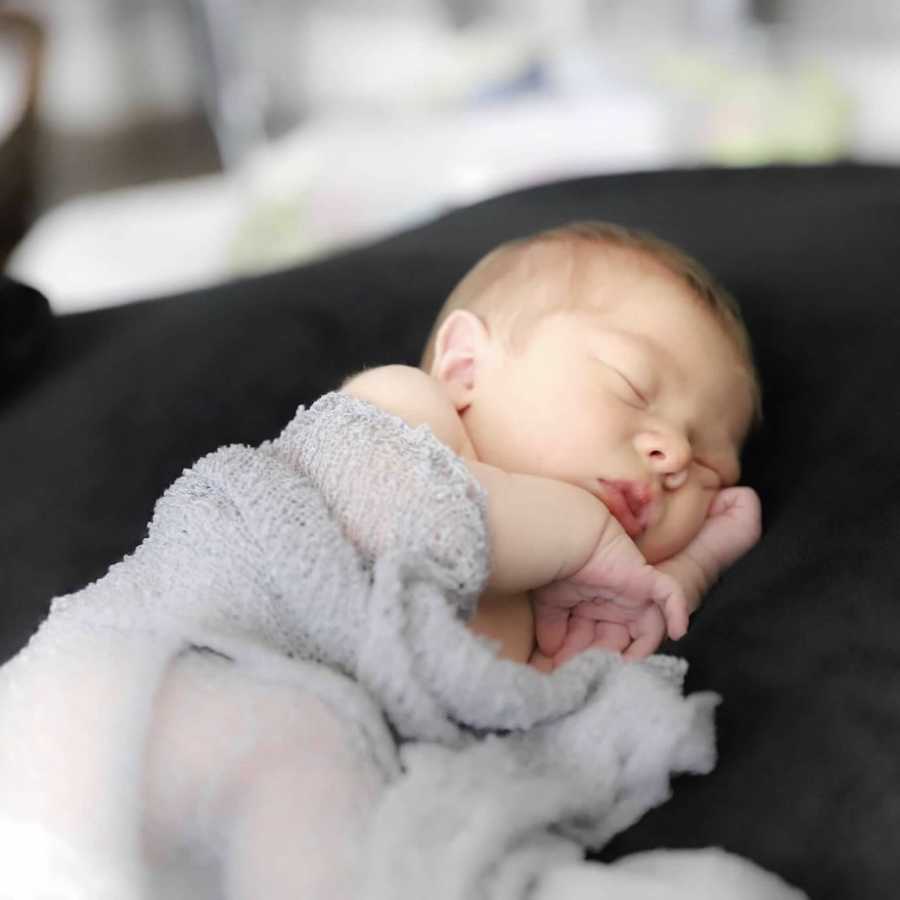‘Turn on the lights. What’s wrong with my baby?’ He thrashed in my arms ...
