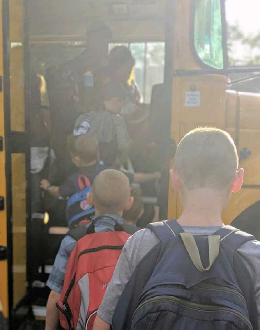 ‘Forgotten lunch boxes and sweatshirts remain. Untold stories, empty ...