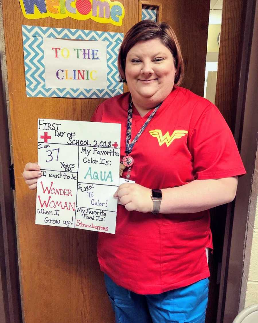 ‘Is that BIG bed for ME?’ Her eyes grew wide. She ran to say goodbye to ...