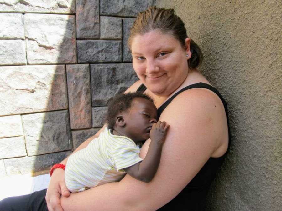 ‘Is that BIG bed for ME?’ Her eyes grew wide. She ran to say goodbye to ...