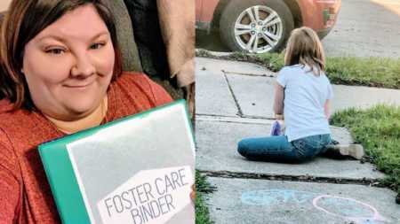 ‘Is that BIG bed for ME?’ Her eyes grew wide. She ran to say goodbye to ...