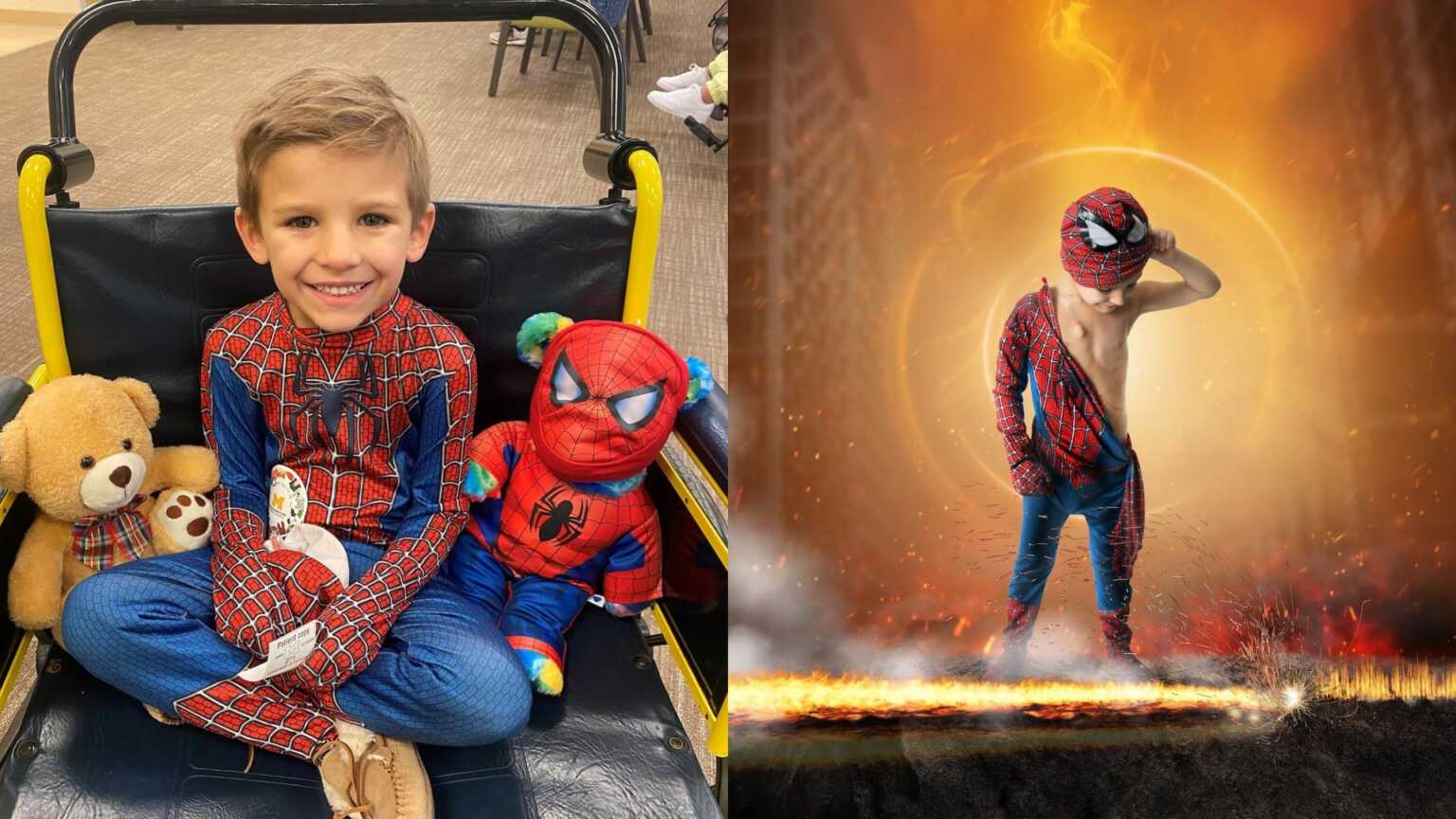 Spider-Man Suit Transforms 5-Year-Old With Kidney Cancer Into Brave ...